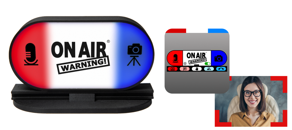 MuteLight On Air Light w/MuteBar On-Screen Mute Button App and Instant ...